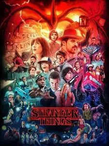 STRANGER THINGS 1 POSTER - NO FRAME. - TikTok Shop