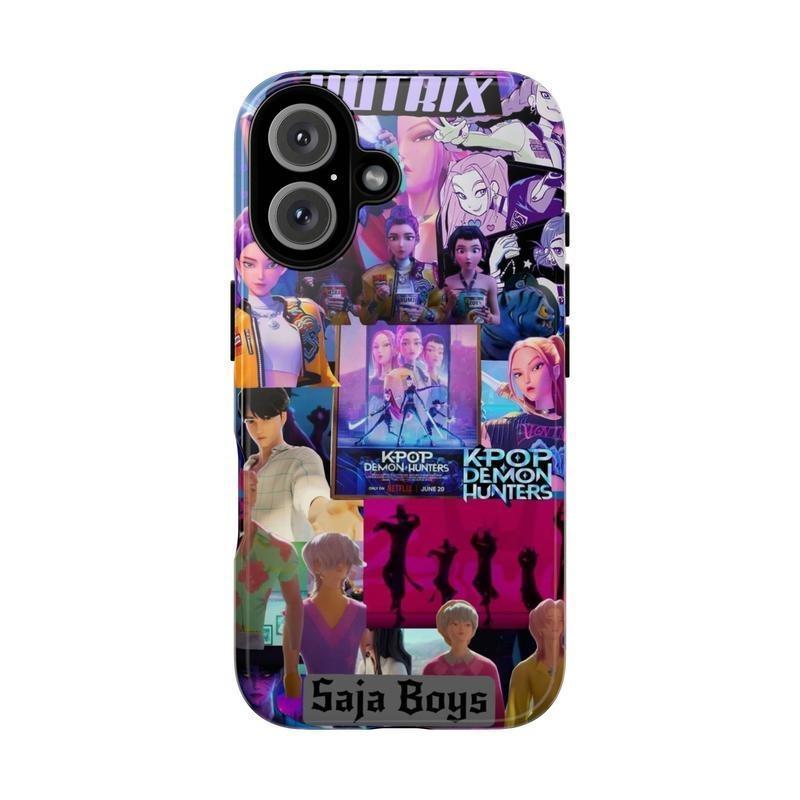 Kpop Huntrix Demon Hunters Phone Case |Saj3boys Demon Hunters Phone ...