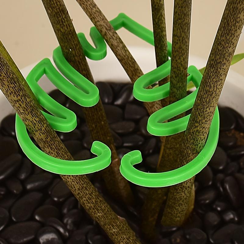 Turtle Back Bamboo Plant Support, 2 Counts Flower Stem Green Plant ...