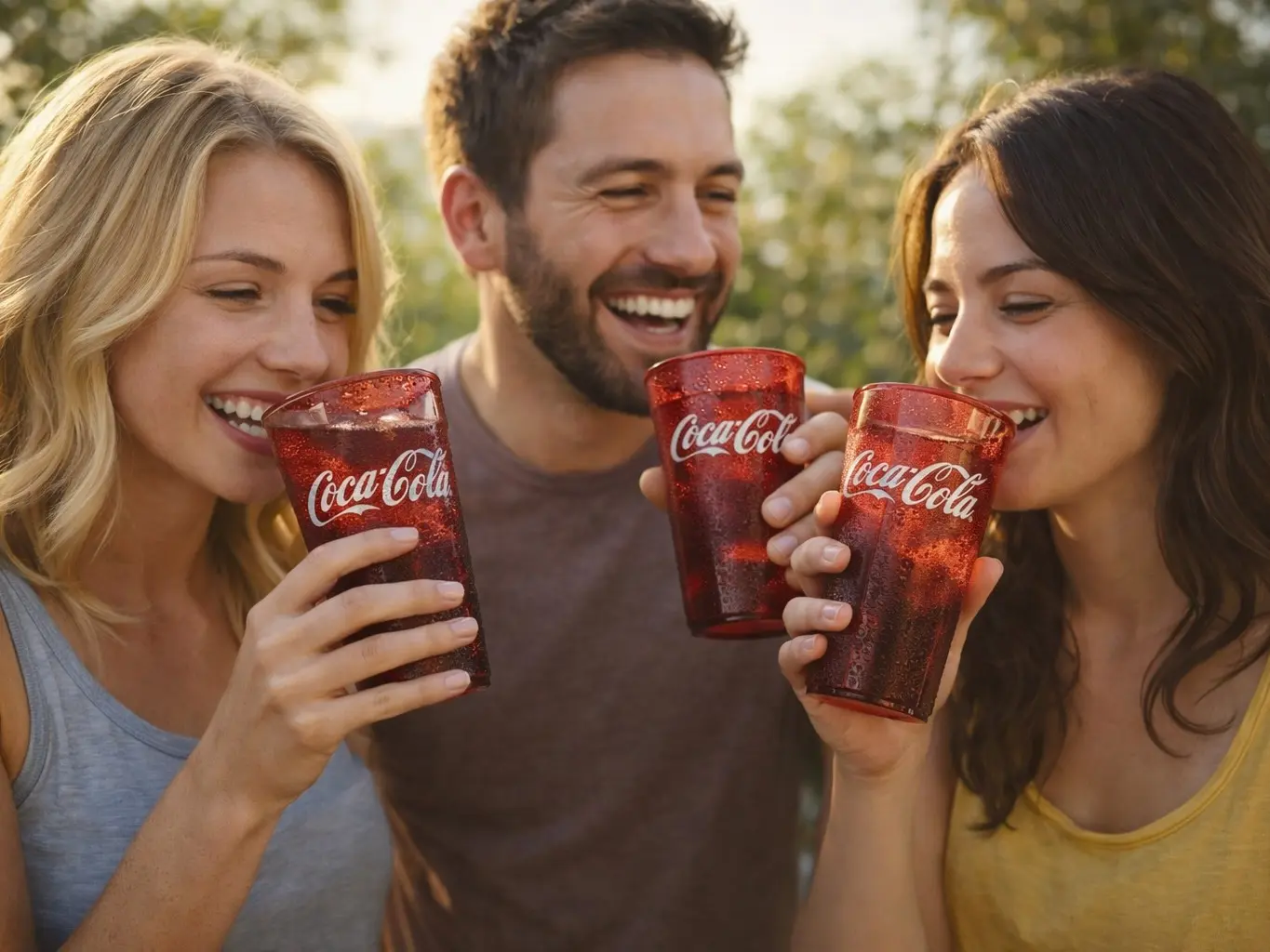 24oz Coca Cola Logo Red Plastic Tumblers Set of Pack of 2,4,6 ...