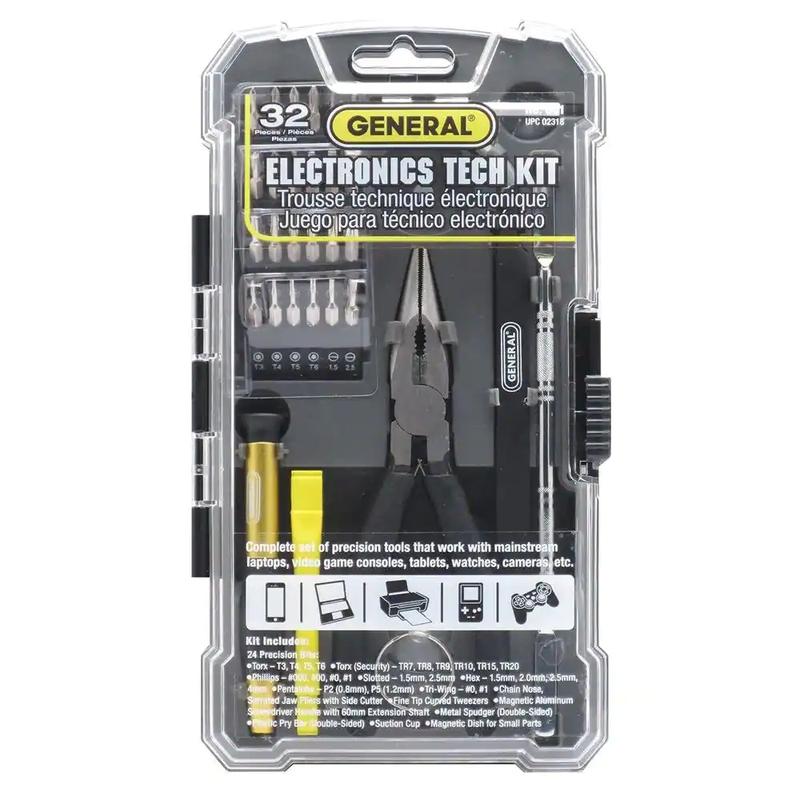 Cell Phone, Computer and Electronics Repair Kit (32-Piece) General ...
