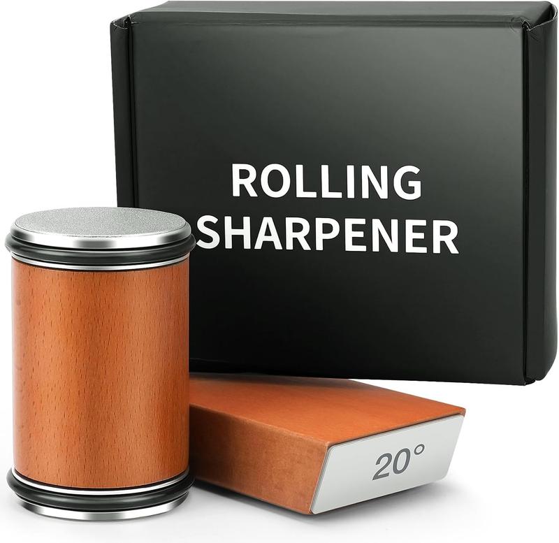 Rolling Knife Sharpener Tool Kit - Multi-Angle Magnetic Sharpener with ...