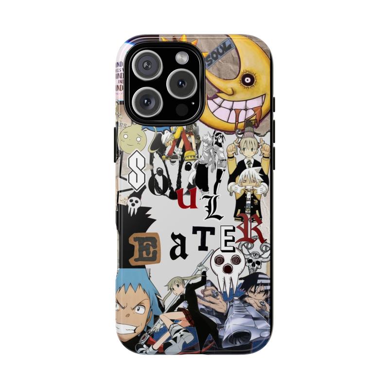 Combo Soul Eater Cartoon Design Phone Case, Kid Manga Anime Vibe TPU ...