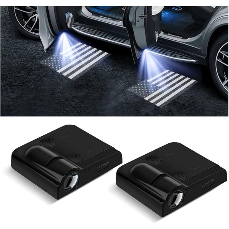 Car Door Logo Projector Lights | Wireless LED Welcome Lamp with ...