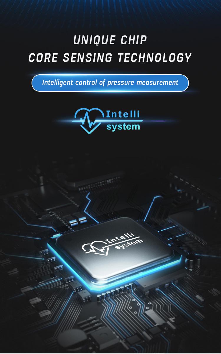 Rechargeable Wrist Blood Pressure Monitor with LED Touch Screen, Voice ...