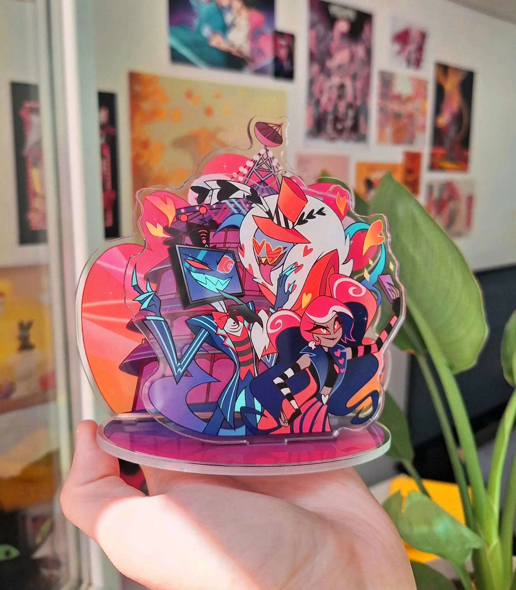 Vees Acrylic Standee Hazbin Hotel Valentino Vox Velvette Standees ...