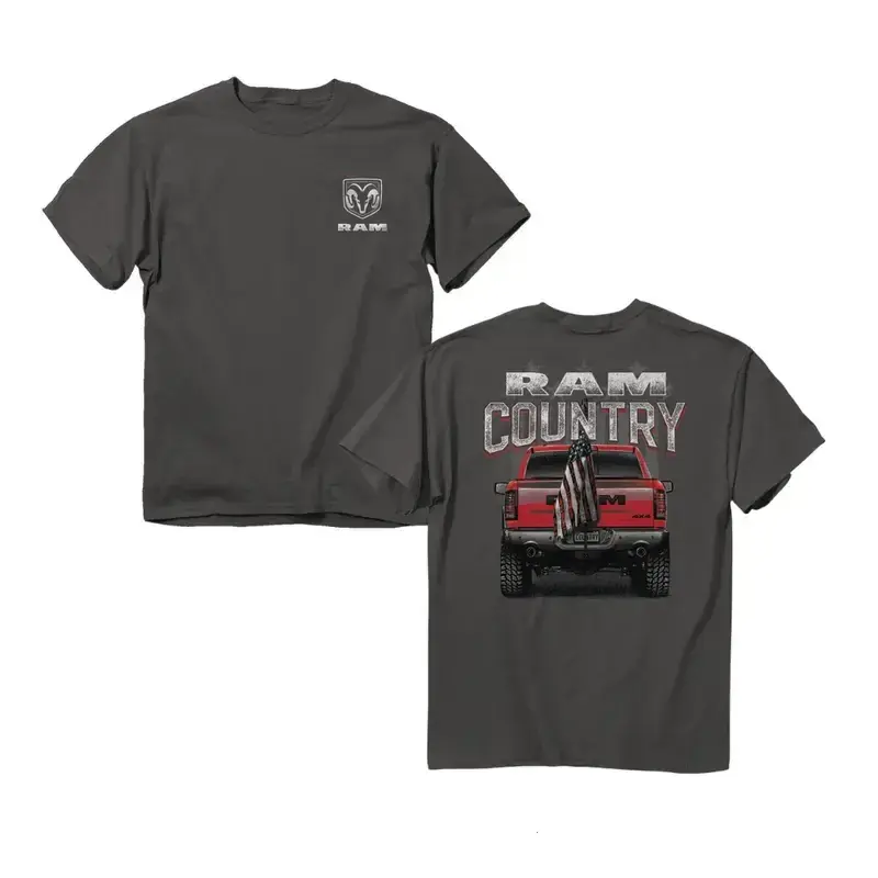 Dodge Ram Country T-Shirt, Bold Patriotic Tee Featuring RAM Truck And ...