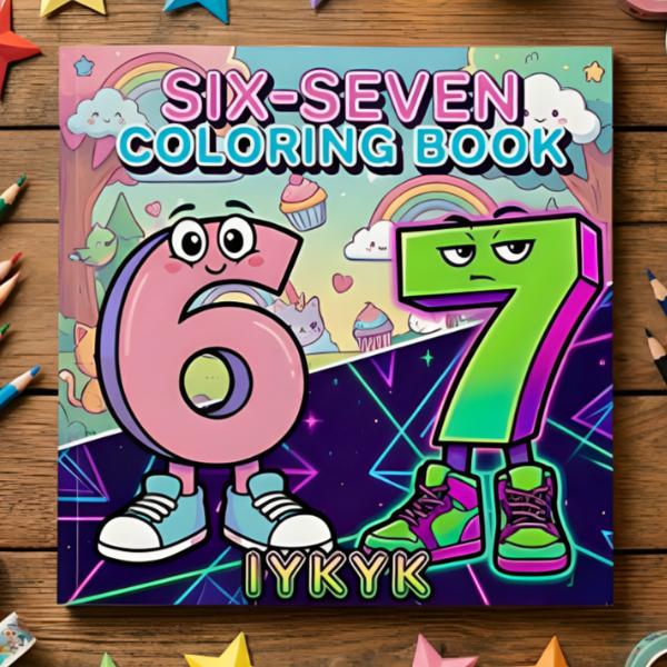67 Coloring Book: Sixty Seven IYKYK Coloring Book | 40+ Pages of Viral ...