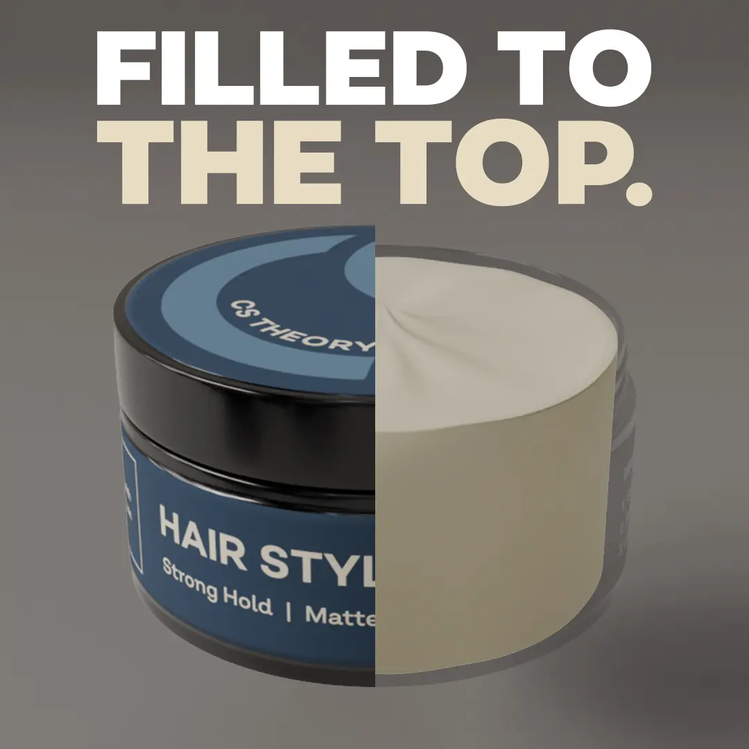 CS THEORY Hair Styling Clay for Men - Strong Hold Matte Finish ...