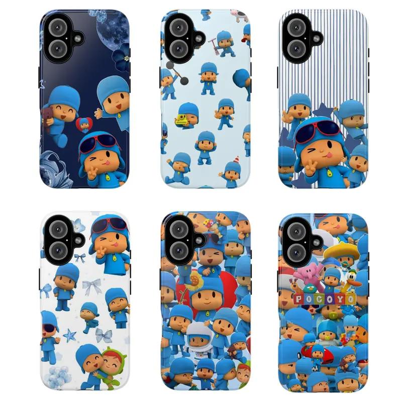 Adorable Pocoyo Phone Case – Kawaii Blue Cartoon Character Cover for ...