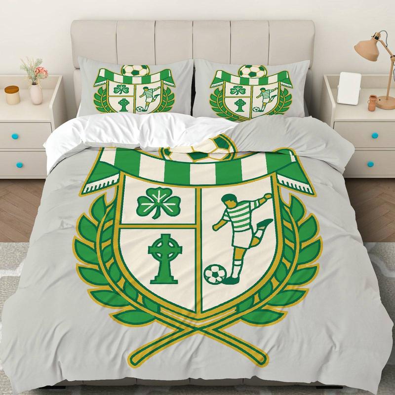3PCS Duvet Cover Set, 1 Duvet+2 Pillowcases(Without filler), Green ...