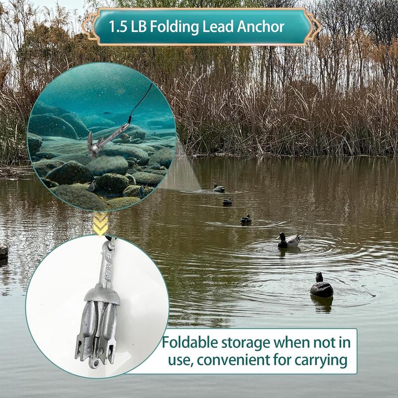 Waterfowl Hunting Jerk Rig For Duck Decoys, Jerk String Decoy Rig With ...