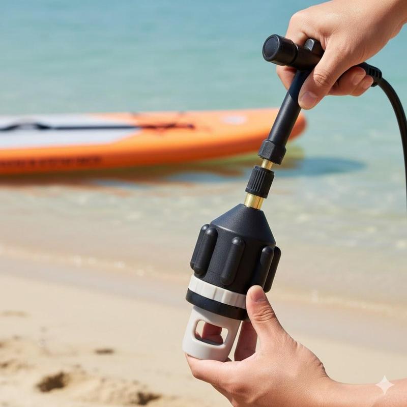 Universal Air Pump Adapter: Leak-Proof Quick-Connect Valve for ...