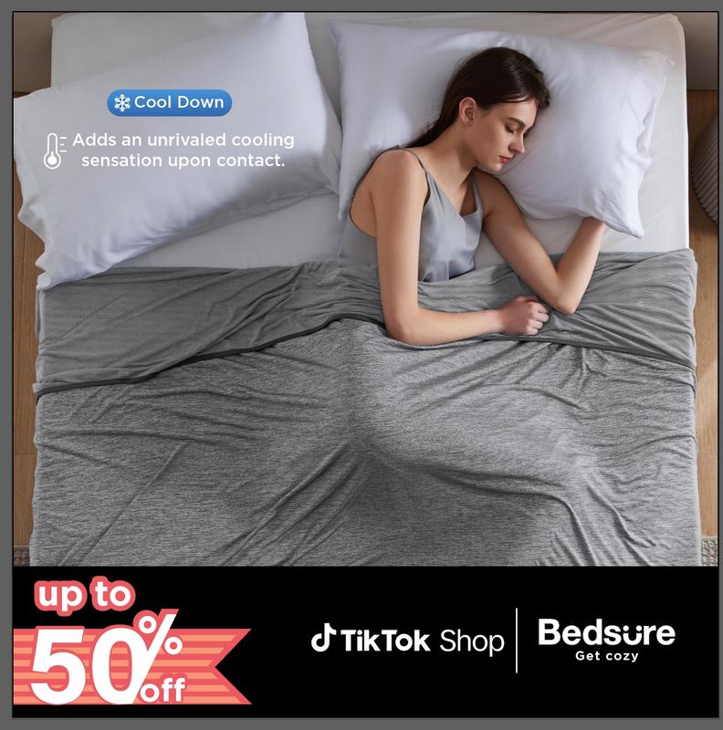 【Deals for you】Bedsure Summer Cooling Blanket for Hot Sleepers - TikTok Shop