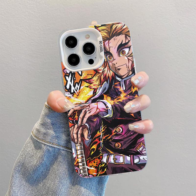Anime Demon Slayer Phone Case for iPhone 11-16 Pro Max Plus | Colorful ...