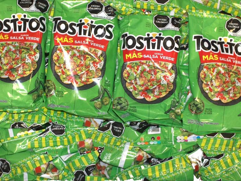10 - PK Tostitos Salsa Verde - SABRITAS MEXICANAS - MEXICAN CHIPS ...