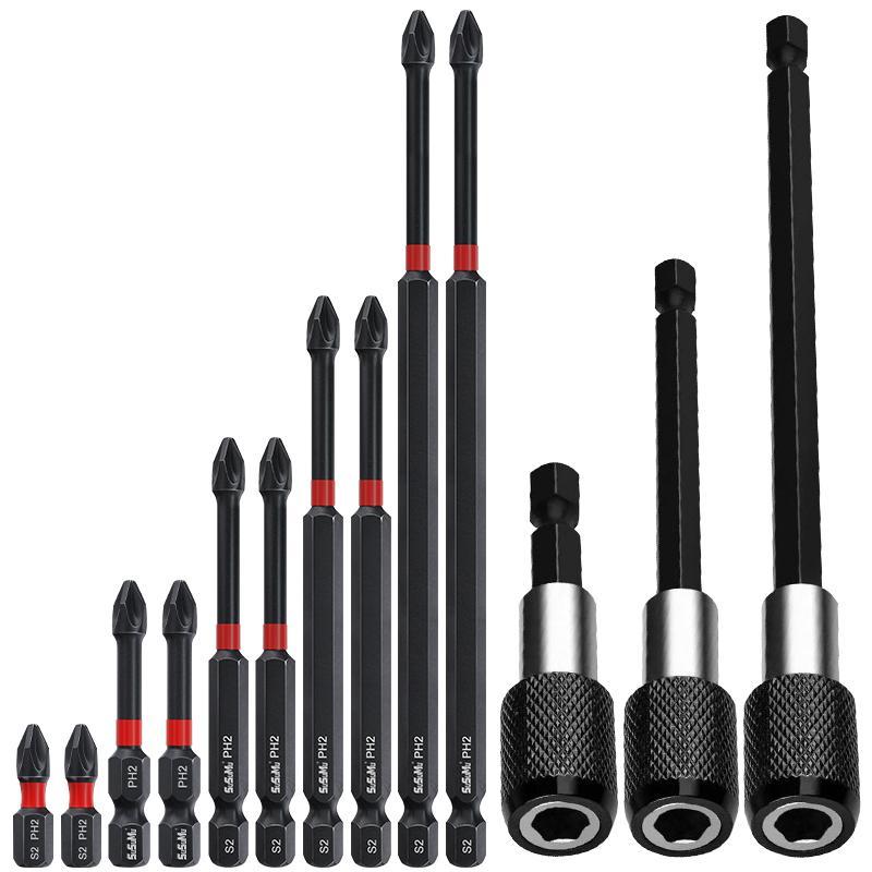 Self-locking Quick Buckle Drill Bit Tools Set, 1 Set Magnetic Impact ...