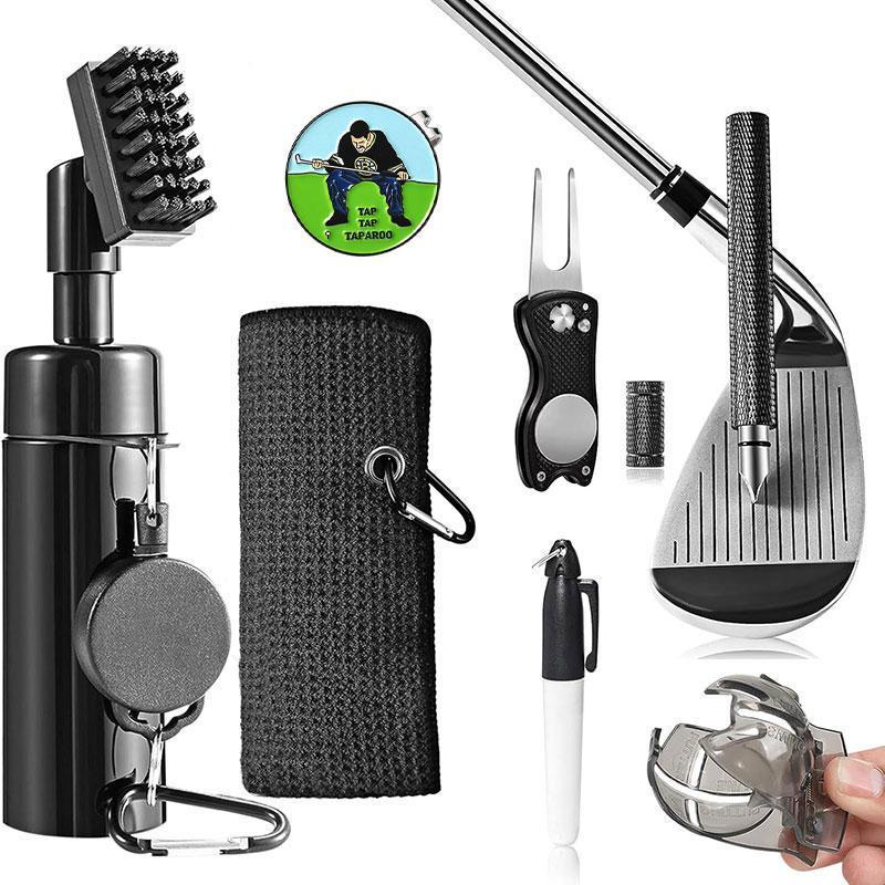 Golf Club Cleaning Kit, 1 Set Golf Club Cleaner with Golf Ball Marker ...