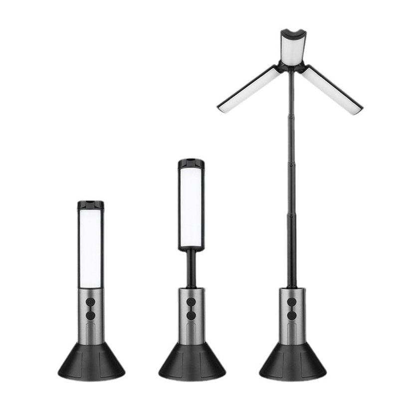 Portable Folding Camping Light, USB Rechargeable Outdoor LED Flashlight ...