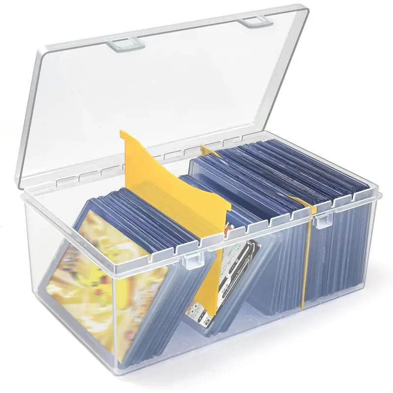 Yugioh Switch Game 3200+ Trading Card Storage Box - 4-Row Deck Case For ...