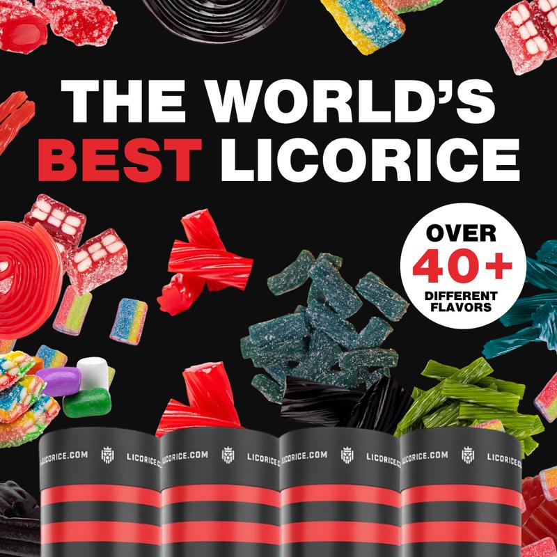 Licorice Sampler Packs – Sour, Sweet, Fruity Flavors in 6-Tube Pack ...