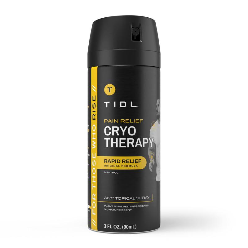 TIDL Sport Cryotherapy Pain Relief Spray - Rapid Cooling Muscle ...