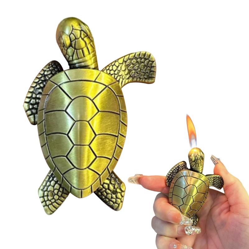 Turtle Shape Design Lighter,Refillable Butane Cute Mini Portable Custom ...