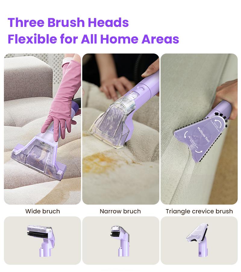 [NewYearSale!] Upholstery Carpet Vacuum Cleaner, 18KPa Suction Spot ...