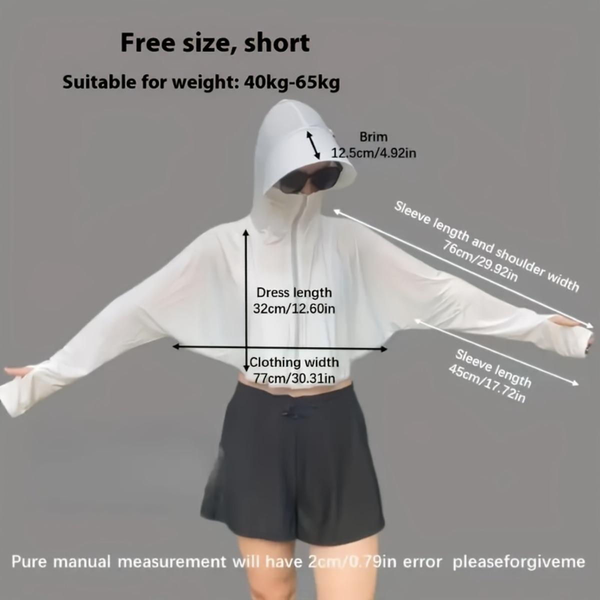 Women‘s UPF 50+ Sun Protection Crop Top Lightweight Athletic Hiking ...