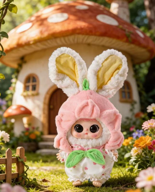 JIIMO Forest Dream 400% BoxMystery，Bunny Plush Dolls，Soft Furry ...