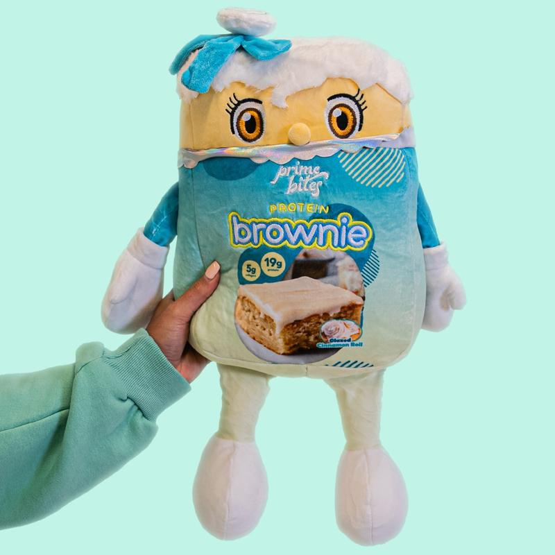 Prime Bites Plushie - Limited Edition Scented Glazed Cinnamon Roll ...