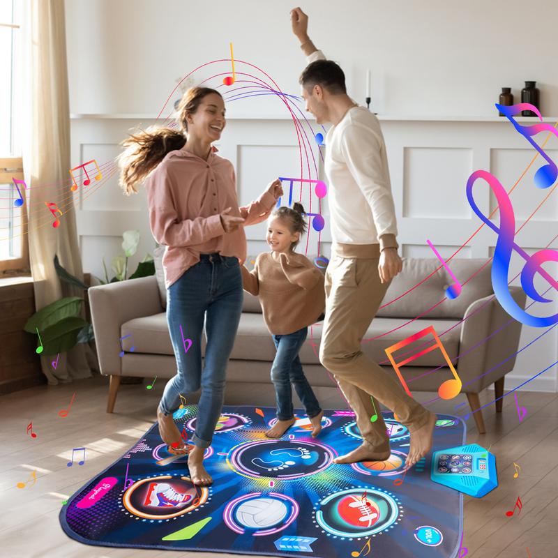 Dance Mat - Rhythm Challenge Game Pad, Children's Dance Game Toy Gift ...