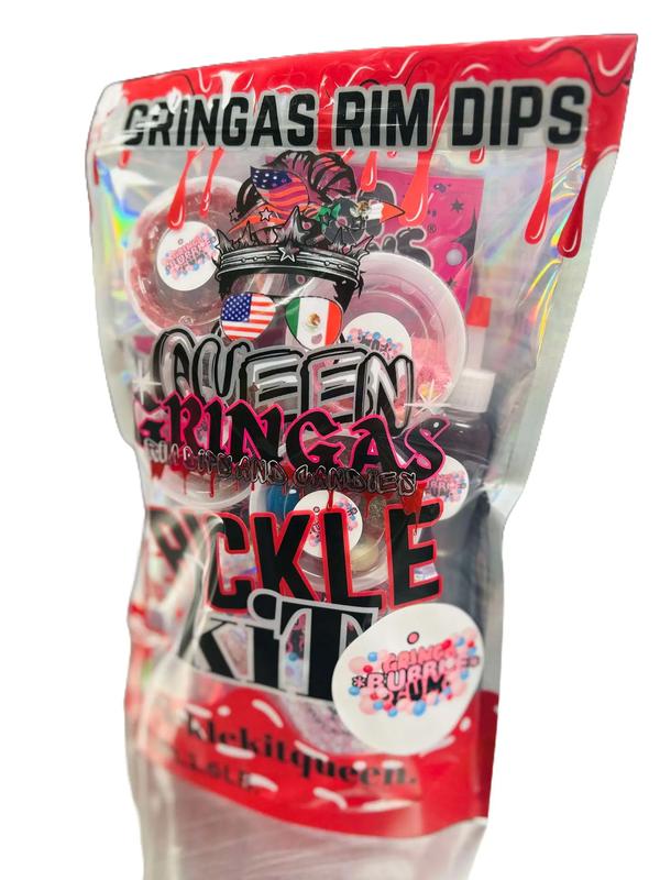 Gringas Bubblegum Pickle Kit with toppings - TikTok Shop