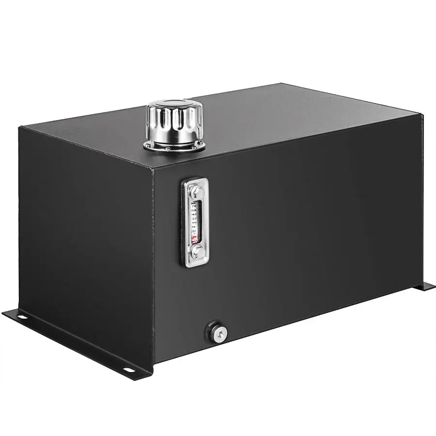 VEVOR Hydraulic Fluid Tank 10 Gal Fuel Tank Heavy Duty Hydraulic Steel ...