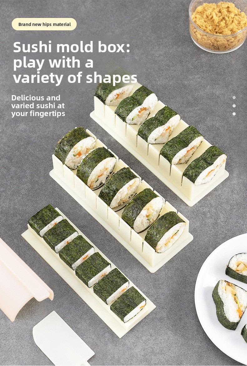 Sushi Mold Household Sushi Tool Set Seaweed Rice Roll Maker Nori Easy ...