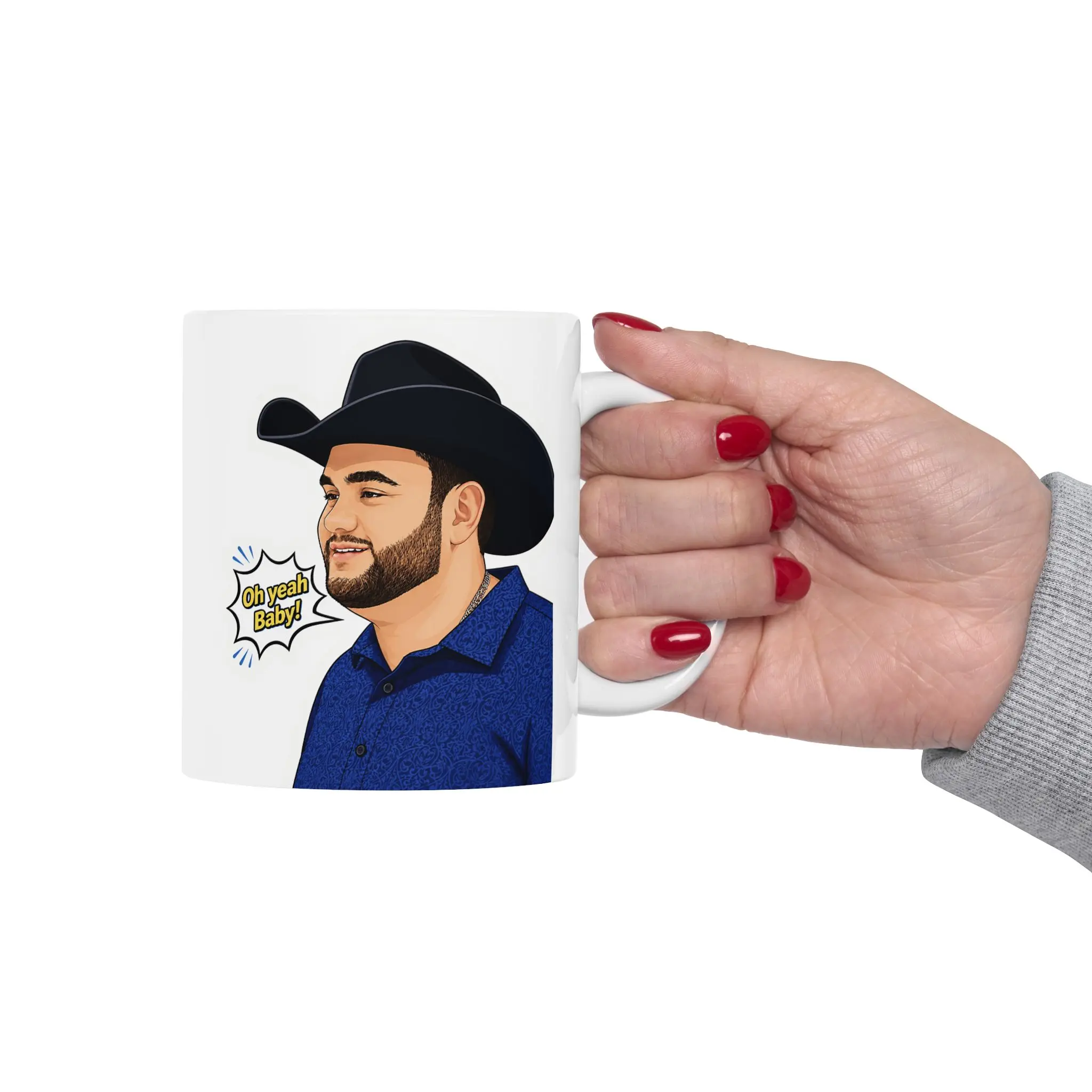 Oh Yeah BaBy Tyler Cowboy Mug Love On The Spectrum Cup Coffee Drinkware ...