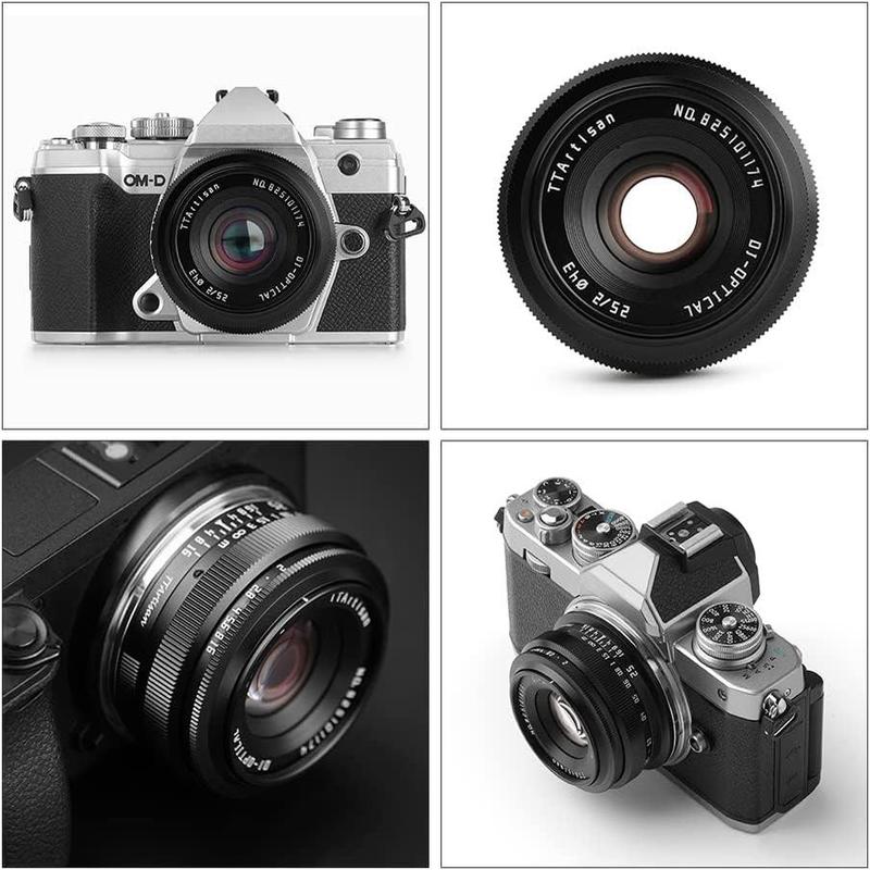 25mm F2 Wide-Angle APS-C Camera Lens Large Aperture Manual Fixed Camera ...