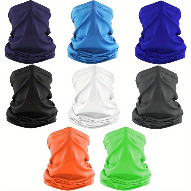 8 Pack Neck Gaiter Balaclava, Gator Face Mask UV Protection Breathable ...
