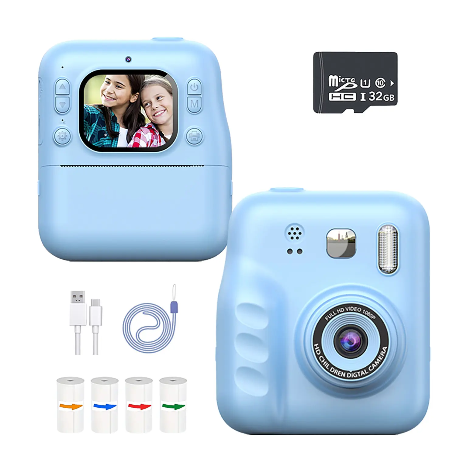 Digital Camera That Takes Photos & Prints Instantly, Mini Simulation ...