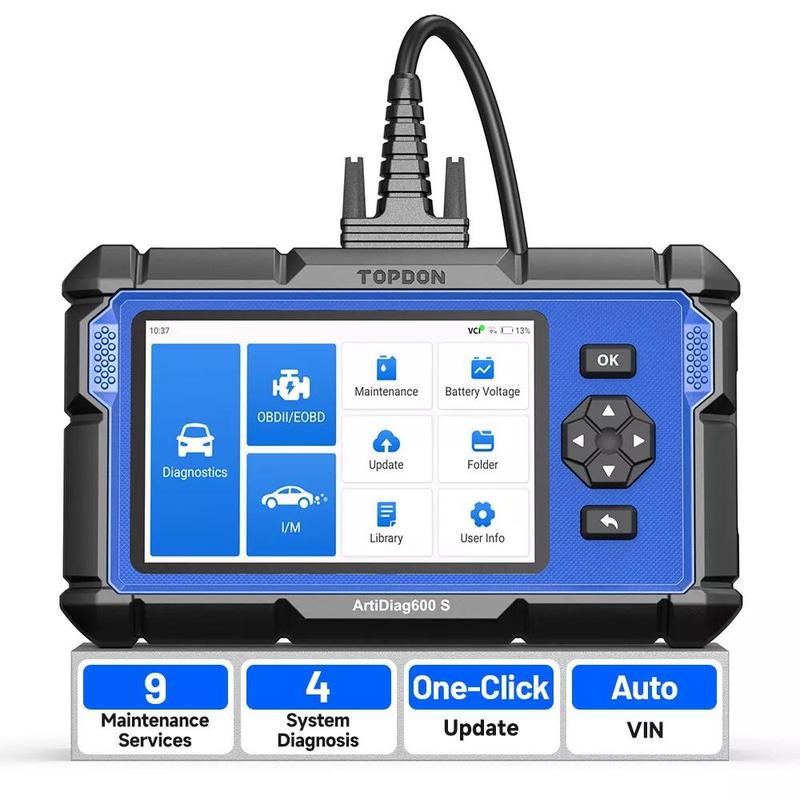 TOPDON ArtDiag600S OBD2 Scanner Car Diagnostic Scan Tool for ABS/SRS/AT ...