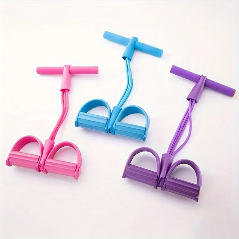 4-Tube Multi - Function Tension Rope with Handles - Home Gym Sit - Up ...