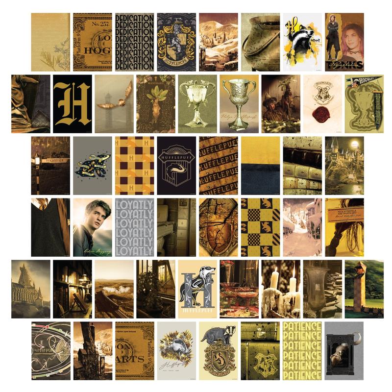 Harry Potter Hufflepuff Wall Collage Kit (4'' x 6'') - TikTok Shop ...