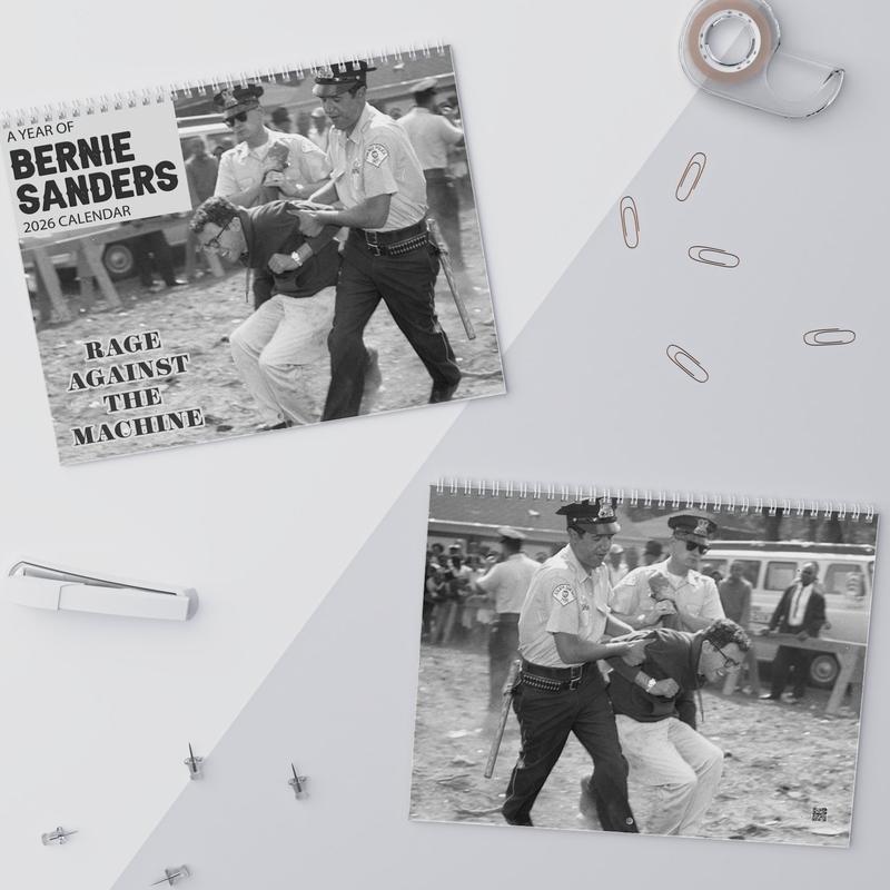 Bernie Sanders Calendar 2026, Inspirational Quote Calendar, Political ...