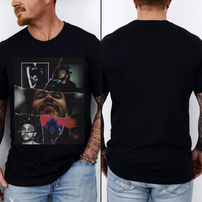 The Weeknd Poster T-Shirt Oversized Unisex Concert Streetwear Graphic ...