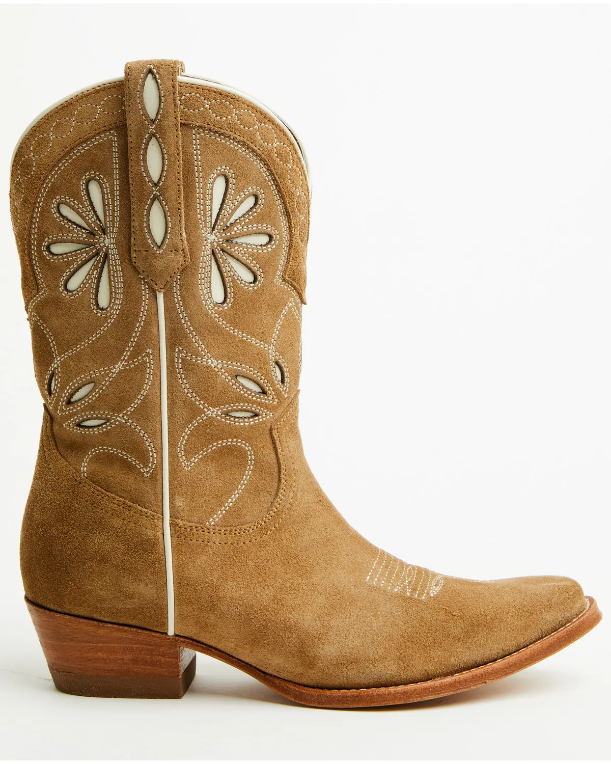 Shyanne Women's Women'S Tansy Suede Western Booties Snip Toe ...