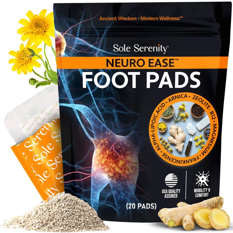 Sole Serenity Neuro Ease Neuropathy Detox Foot Pads – Nerve Pain Relief ...