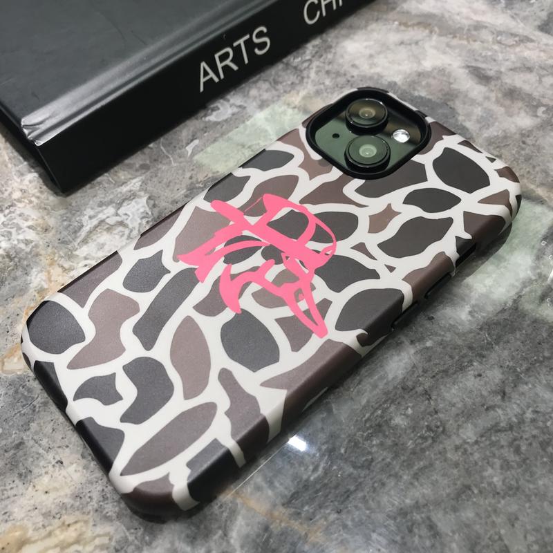 Old School Camo Redneck Duck Hot Pink Tough Phone Case for iPhone 17 ...