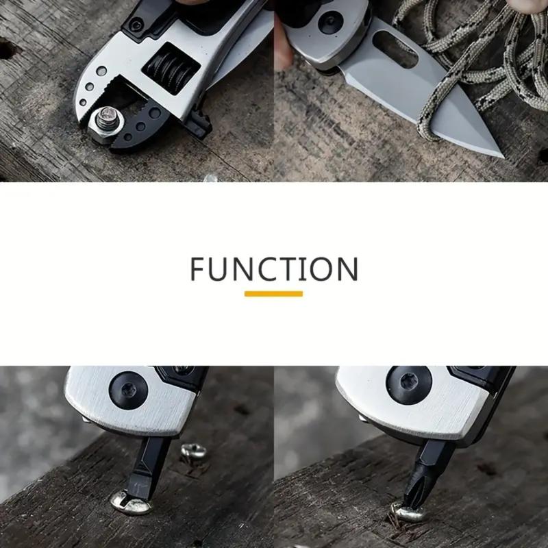 Multi-Function Tool, 5 In 1 Multi-Function Wrench Folding Tool, Pocket ...