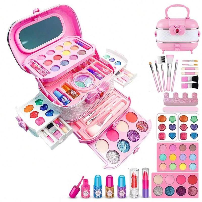 Creative Makeup Case Kit, 1 Box Makeup Toy Set with Mirror, Pretend ...