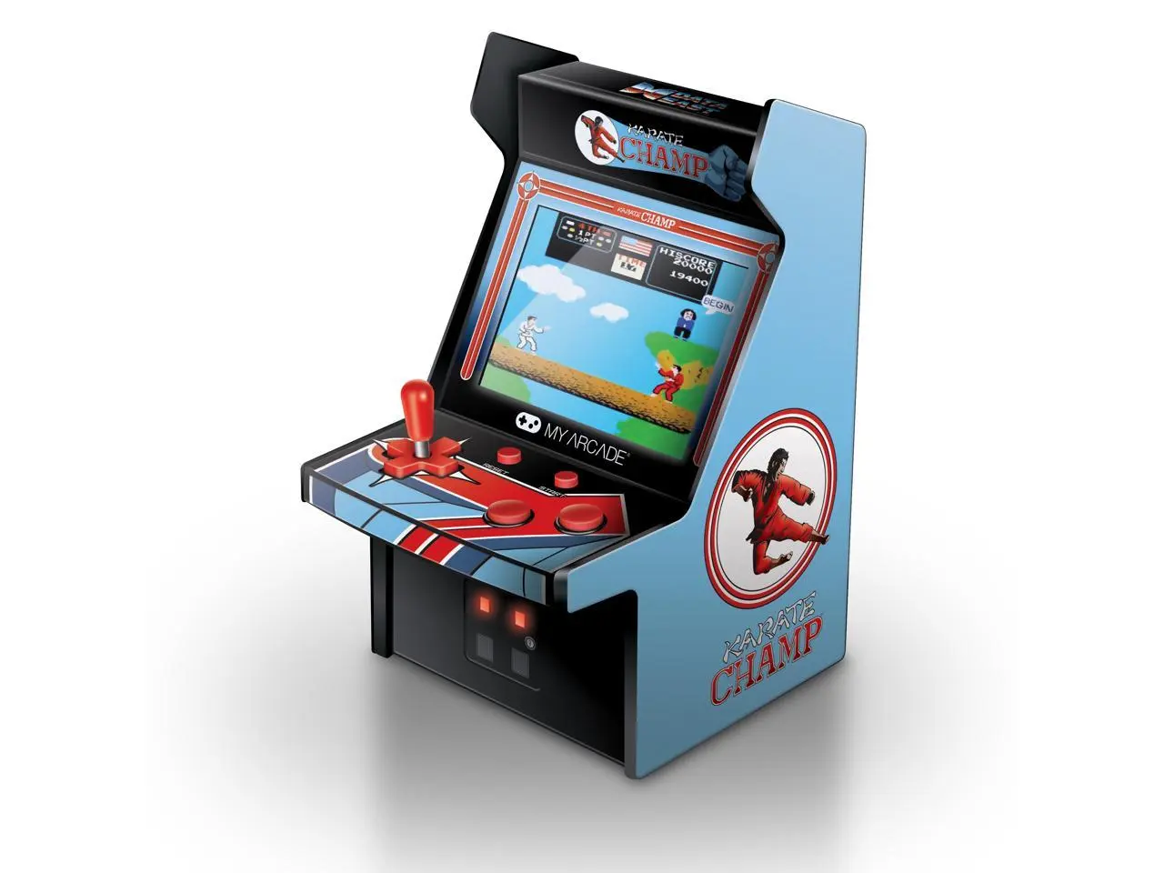 DREAMGEAR DG-DGUNL-3204 6IN RETRO KARATE CHAMP MICRO ARCADE - TikTok Shop